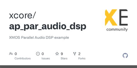 github xcore ap par audio dsp xmos parallel audio dsp example