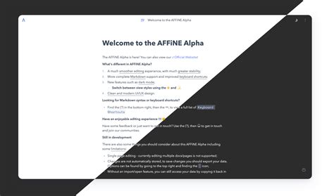 Affine Open Source Notion Miro Monday Outline Appflowy