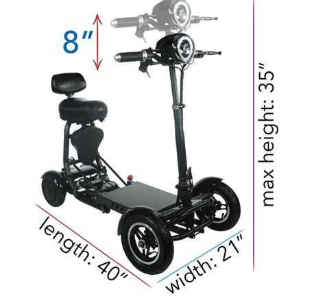 Ms Foldable Mobility Scooters Mobilease Mobility Inc