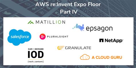 the aws re invent 2021 expo floor coolest big data technologies and more iod the content