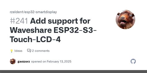 add support for waveshare esp32 s3 touch lcd 4 · rzeldent esp32