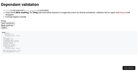 Formik Codesandbox Template Codesandbox