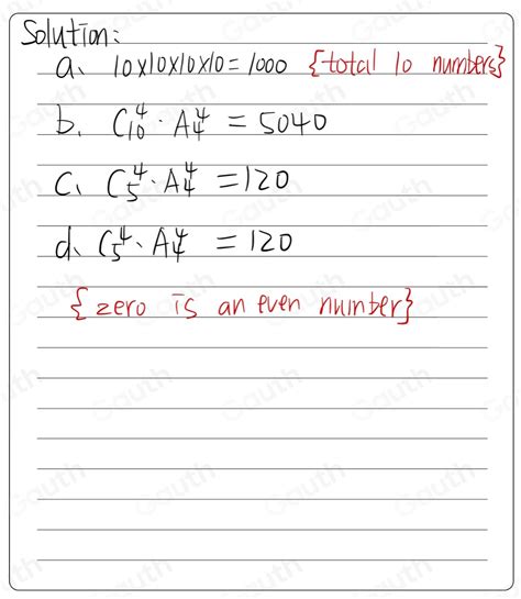 Solved 11determine All The Possible 4 Digit Numbers That Could Be