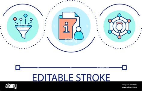 Single Customer View Loop Concept Icon Stock Vector Image And Art Alamy