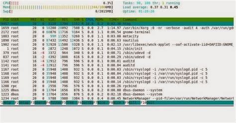 Afsannas Blog Install Htop Linux Process Monitoring For Rhel