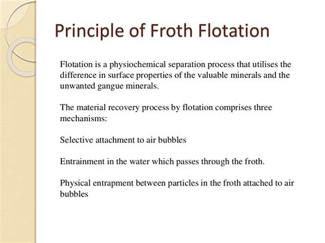 Fundamentals Of Flotation