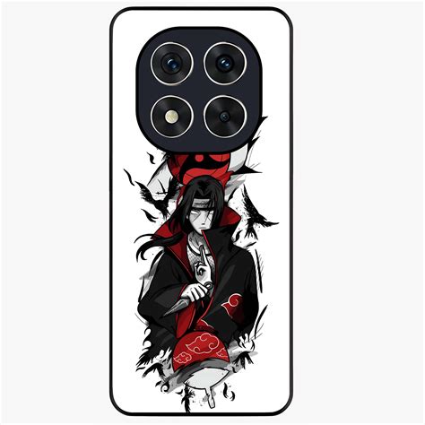 Itachi Sharingan Glass Case For Redmi Note 15 Pro 5g Anime Sharingan