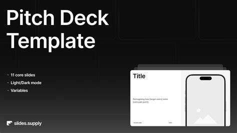 Pitch Deck Template Figma
