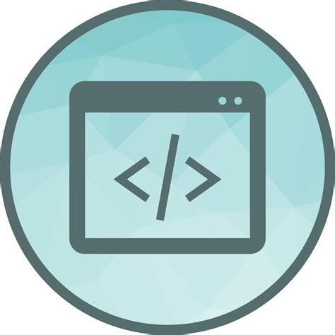 Programming Low Poly Background Icon 16711862 Vector Art At Vecteezy