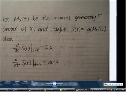 Let Mx T Be The Moment Generating Function Of X And Chegg