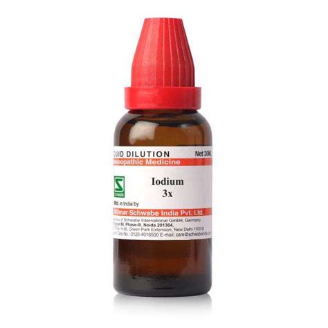 Buy Iodium 3x Online In India Schwabe India