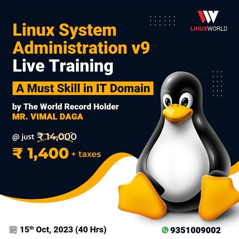 Linuxworld Informatics Pvt Ltd On Linkedin Vimaldaga Linuxtraining Itskills