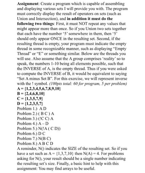 Assignment Create A Program Which Is Capable Of