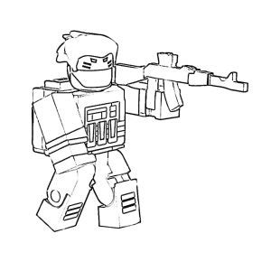 Roblox Coloring Pages