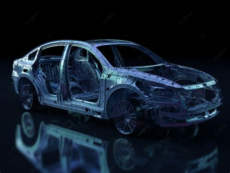 Automobile Engineering Structure Perspective Drawing Background Car Drawings Perspective