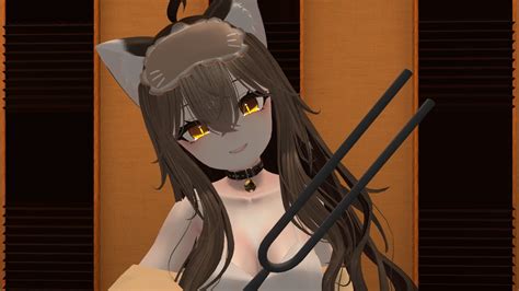 No Talking Binaural Tuning Fork Asmr With A Small Eye Exam Included Vrchat Asmr Youtube