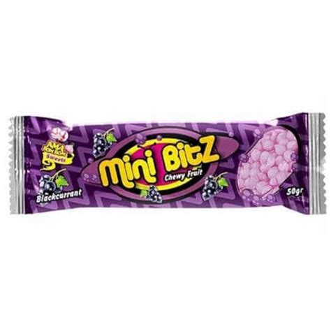 Mini Bitz Blackcurrant 50g Sweet Zone