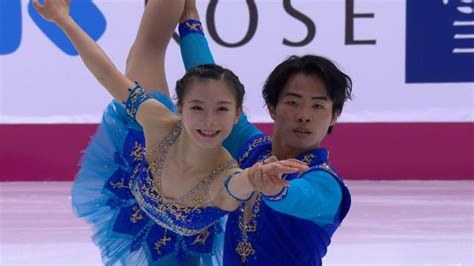 2022 23 Isu 핫클립 퍼레이드 같은 무대 무라카미 하루나 모리구치 스미타다의 연기 [주니어 그랑프리 파이널 페어 쇼트] Sbs