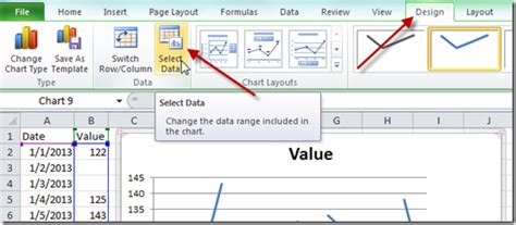 Connect The Dots In With Excel Line Chart Gaps And Blanks Excel