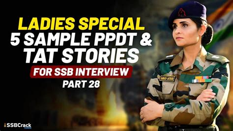 Ladies Special 5 Sample Ppdt And Tat Stories For Ssb Interview Part 28