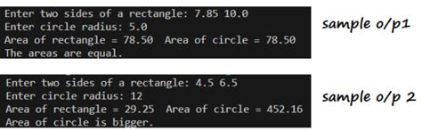 Bed15203 Write A C Program That Prompts User To Enter 2 Sides Of A Rectangle And The Radius Of