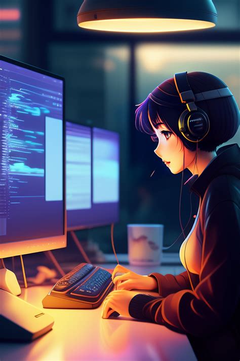 Create A High Resolution Artwork Of Lofi Dslr Background Images Digital Art Anime Cute
