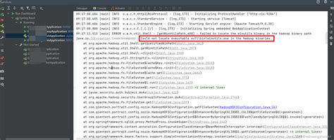 启动报错，不影响系统正常运行，ioexception Could Not Locate Executable Nullbin