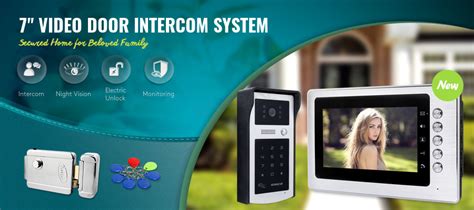 7inch Video Door Entry Call System Electric Lock Supported For Home Security EBay