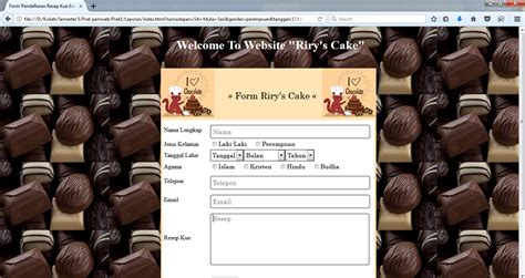 Cara Membuat Form Registrasi Pada Html Dan Css ~ Compimania Id
