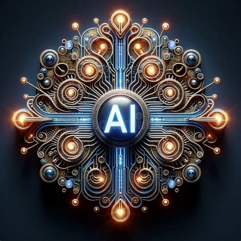 The Complexity Of An Ai Brain Stock Illustration Illustration Of Capturing Presentations