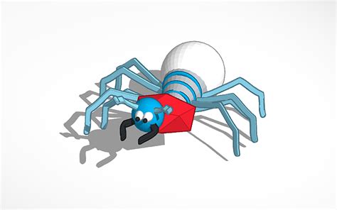 3d Design Spider Robot Tinkercad