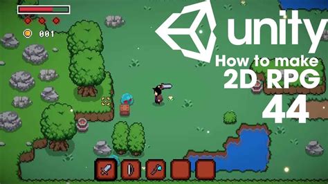 Make An 2d Top Down Rpg In Unity Part44 Stamina Youtube