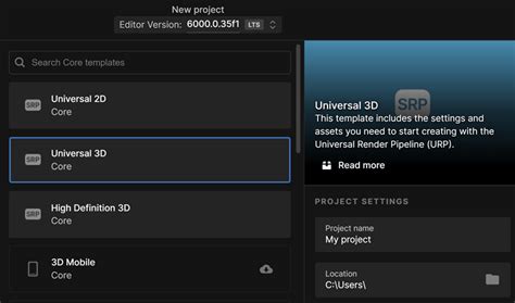 Setup — Documentation Formation Unity 1 1