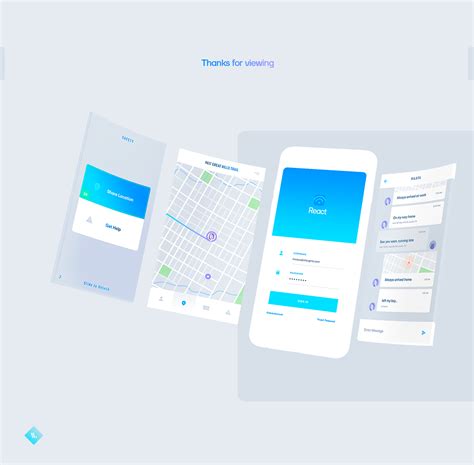 React Safety App On Behance