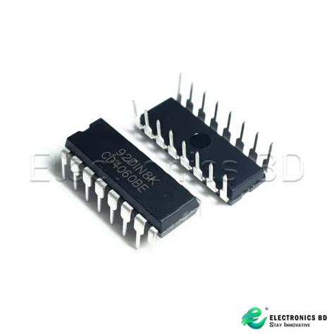 Cd4060 14 Stage Binary Counter Ic Latest Price In Bangladesh Bd