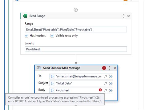 Send Pivot Table Through Outlook Mail Activities Uipath Community Forum