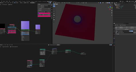 Add Indent Around Intersecting Geometry Materials And Textures Blender Artists Community