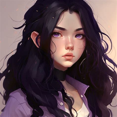 女孩头像•紫色 最新更新 图库 素材集市