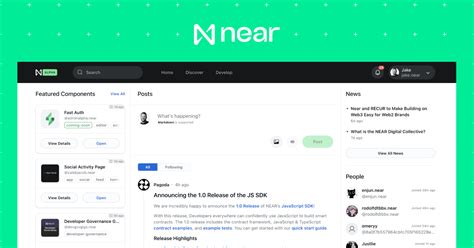 near announces the blockchain operating system near protocol