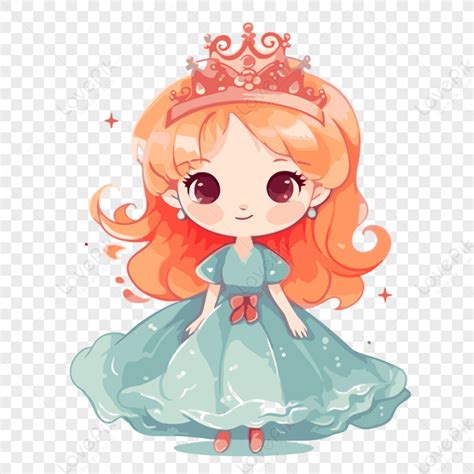 귀여운 공주 벡터 클립 아트 상표 만화 Png 일러스트 무료 다운로드 Lovepik