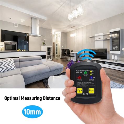 Palm Size Electrostatic Detector Portable Electrostatic Tester Electro Electronic Pro
