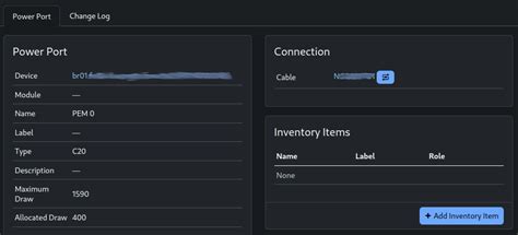 Missing Connection Details Below Cable On Several Objects Views Since