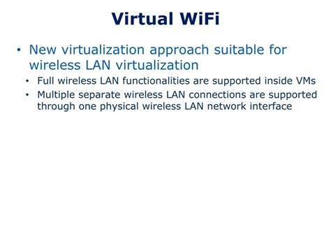 PPT Virtual WiFi Bring Virtualization From Wired To Wireless PowerPoint Presentation ID