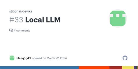 Local Llm · Issue 33 · Stitionaidevika · Github
