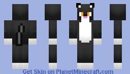 Tuxedo Cat Minecraft Skin