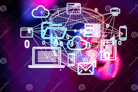 A Binary Code String Aggregation Risesbig Data Convergence Stock Image