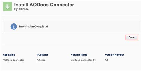Install And Set Up The Aodocs Salesforce Connector Aodocs Knowledge Base