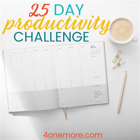 Time Blocking {productivity Challenge} 4onemore