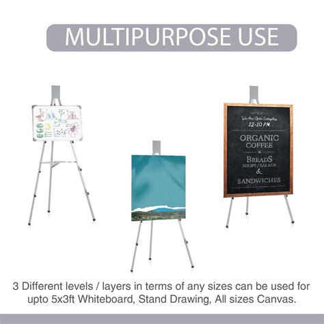 Eduway Heavy Duty Folding Easel Stand Feet For White Board Black Board Notice Board