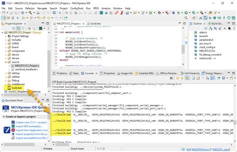 Building Eclipse Projects With Custom External Shell Scripts MCU On Eclipse
